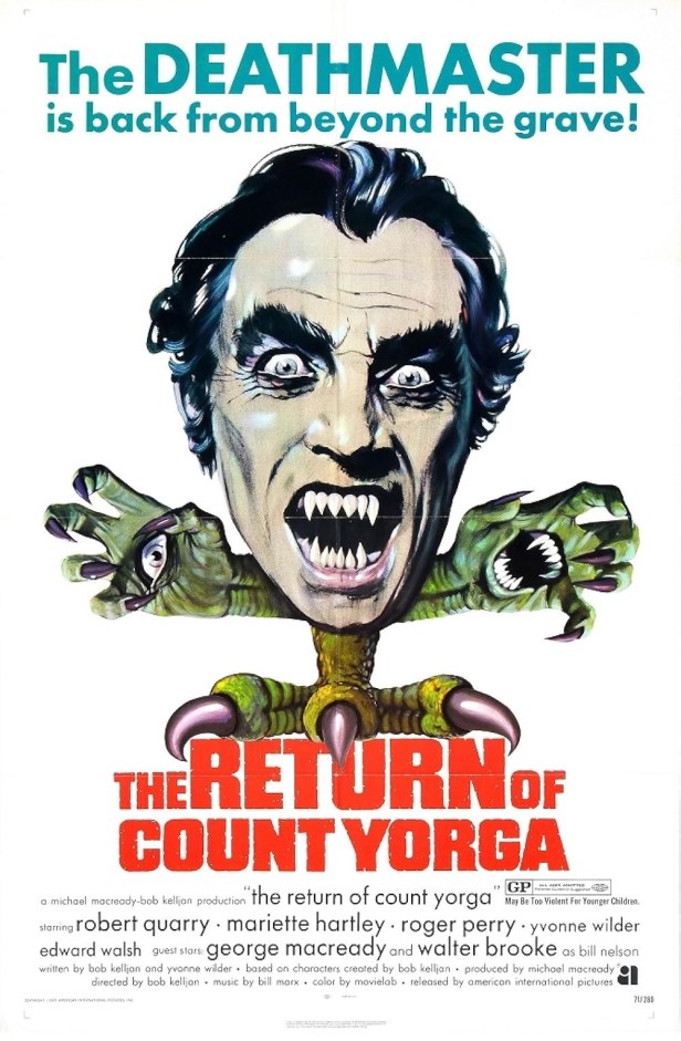 THE RETURN OF COUNT YORGA (aka YORGA RETURNS, THE CURSE OF COUNT YORGA ...